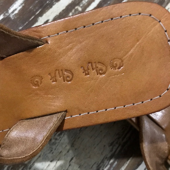 cha cha | Shoes | Cha Cha Brown Leather Thong Flipflop Style Sandal ...